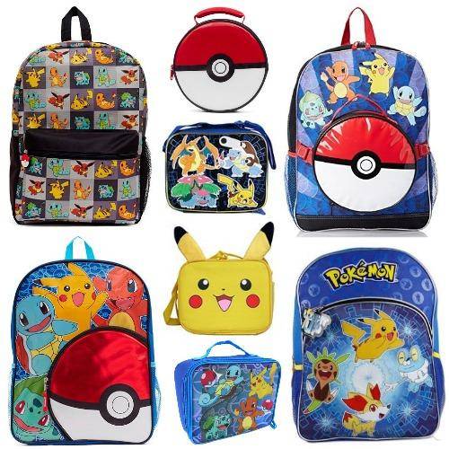 Pokemon Backpack And Lunchbox Set at Harry Quintana blog