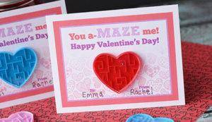 You a-MAZE Me! Happy Valentines Day Printable Cards