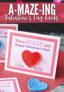 You a-MAZE Me! Happy Valentines Day Printable Cards