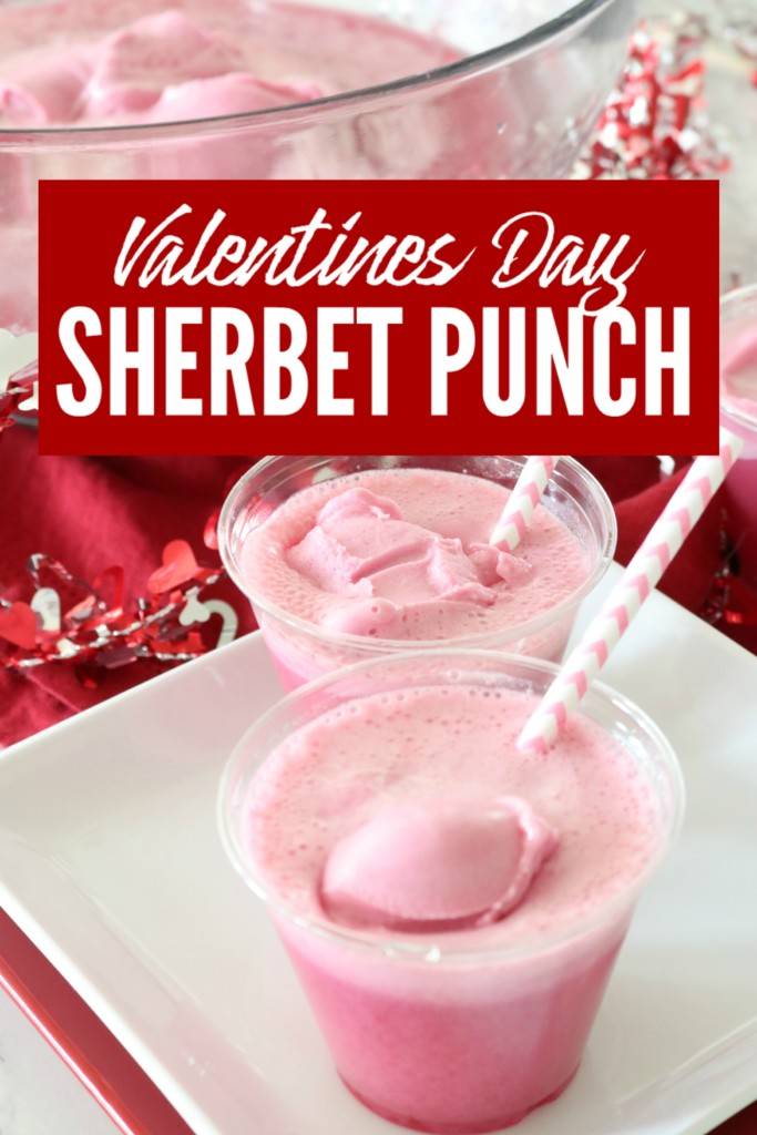 Pink Sherbet Punch Recipe Made With Sprite Perfect For Valentines Day Pink Sherbet Punch Recipe Made With Sprite Perfect For Valentines Day