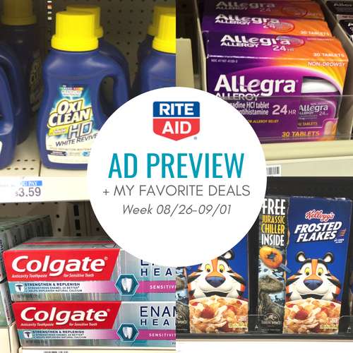 Rite Aid Ad Preview & Shopping List for 08/26-09/01