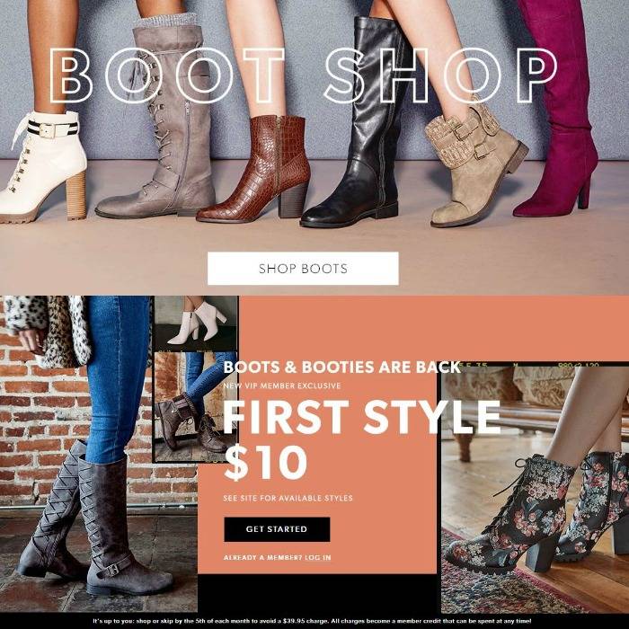 JustFab Deals | Cheap Sales & Discounts on Women's Shoes & Clothing