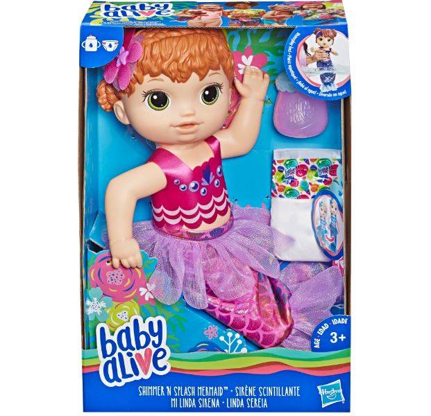 Baby Alive Dolls On Sale! Baby Alive Mermaid Dolls just $14.99!