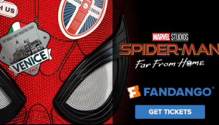 Free Spider Man: Far From Home Tickets with Movie Download!