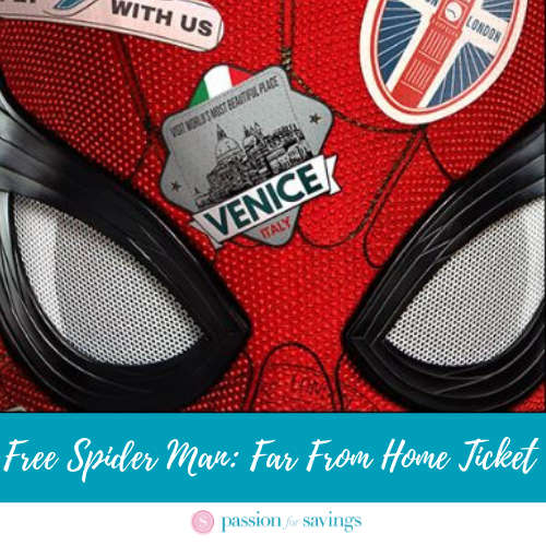 Free Spider Man: Far From Home Tickets with Movie Download!