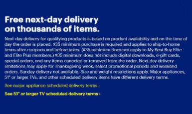 Get Best Buy Free Shipping this Holiday Season 2019!