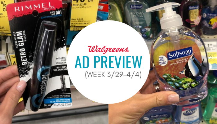 Walgreens Ad Preview & Shopping List for 3/29 - 4/4