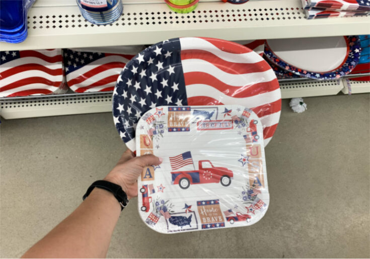 4th of July Party Supplies available at Dollar Tree!!