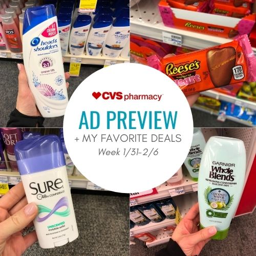 CVS Ad Preview & Shopping List for Week Starting 1/31!