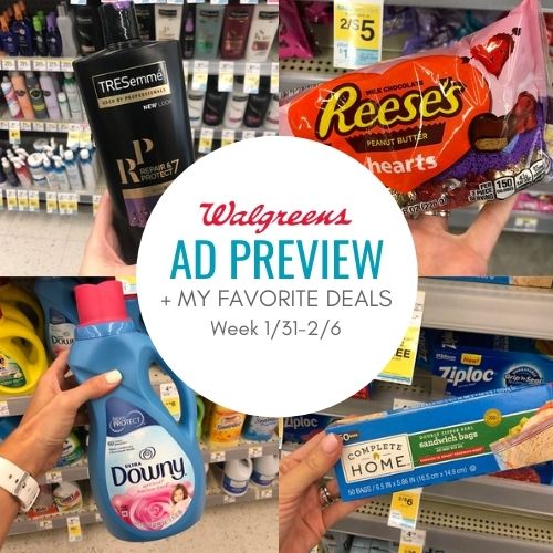 Walgreens Ad Preview & Shopping List starting 1/31!