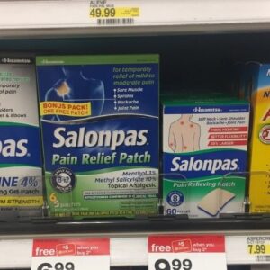 Free Salonpas Pain Relief Patch Sample! - Passion For Savings